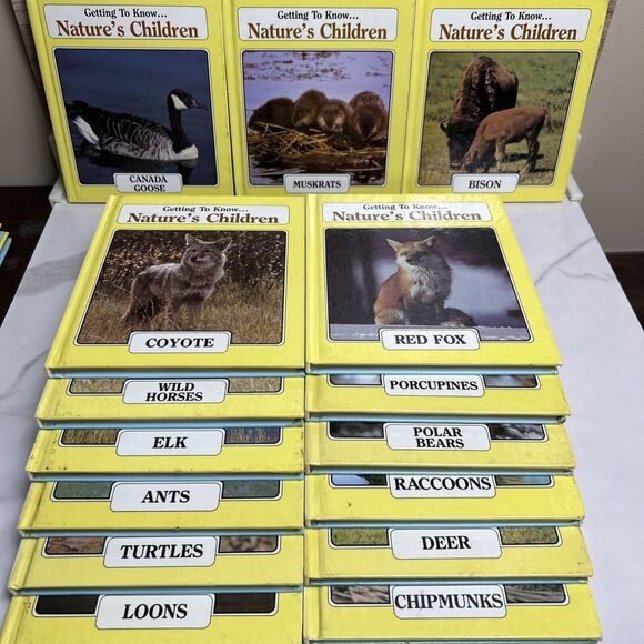 Toys | Getting To Know Natures Children Set Animal Books Scholastic Lot ...